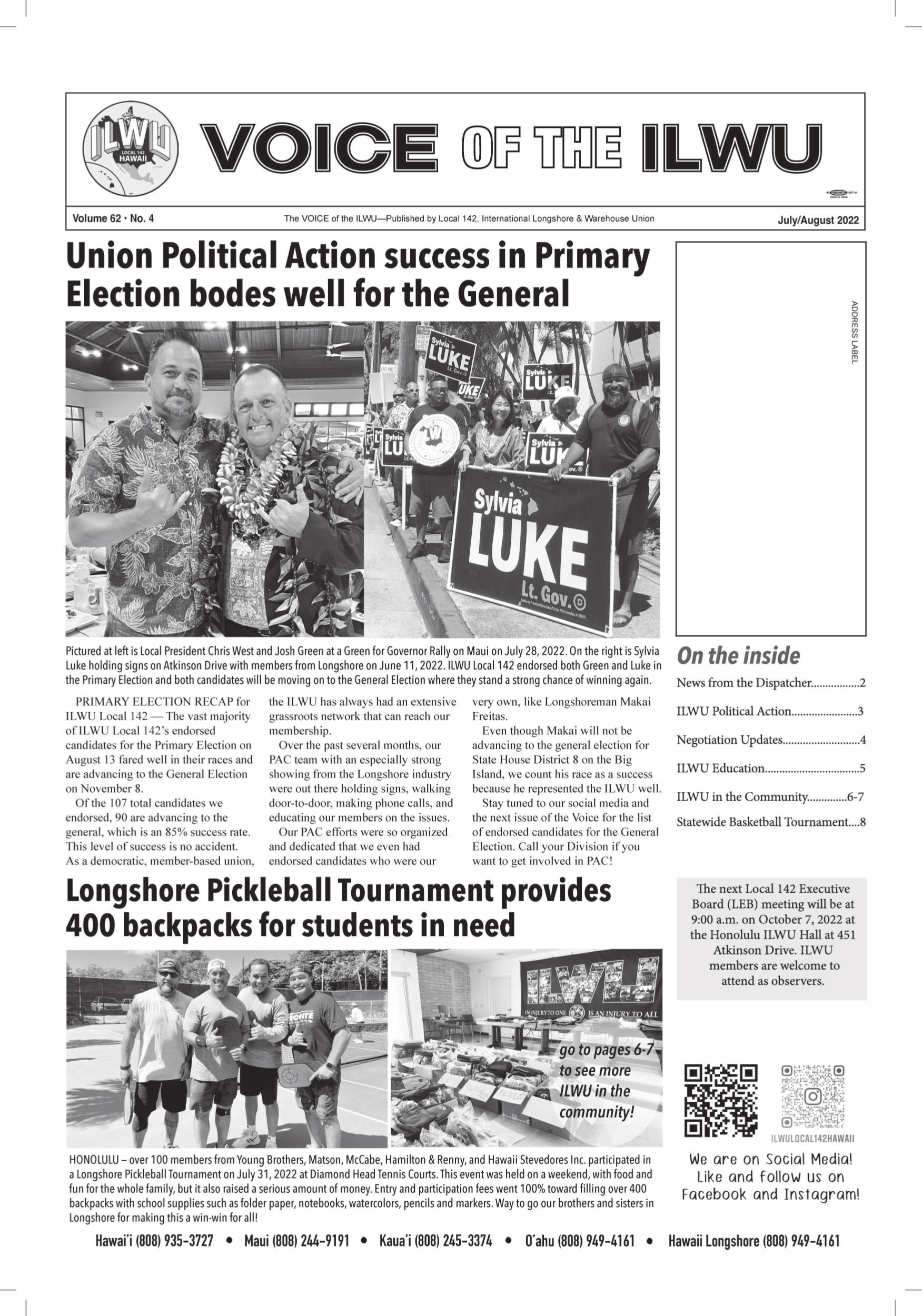 Union Political Action success in Primary Election bodes well for the ...